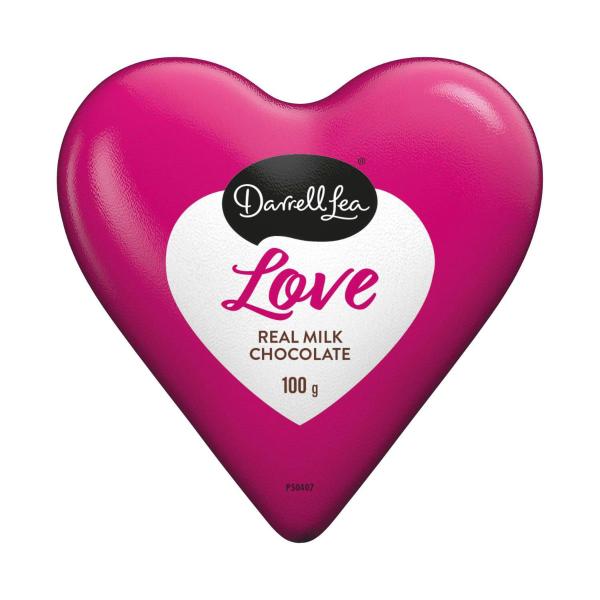 Buy Darrell Lea Milk Chocolate Love Heart 100g | Coles