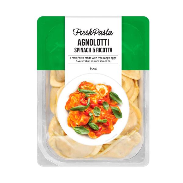 Buy Fresh Pasta Spinach Ricotta Agnolotti 600g | Coles