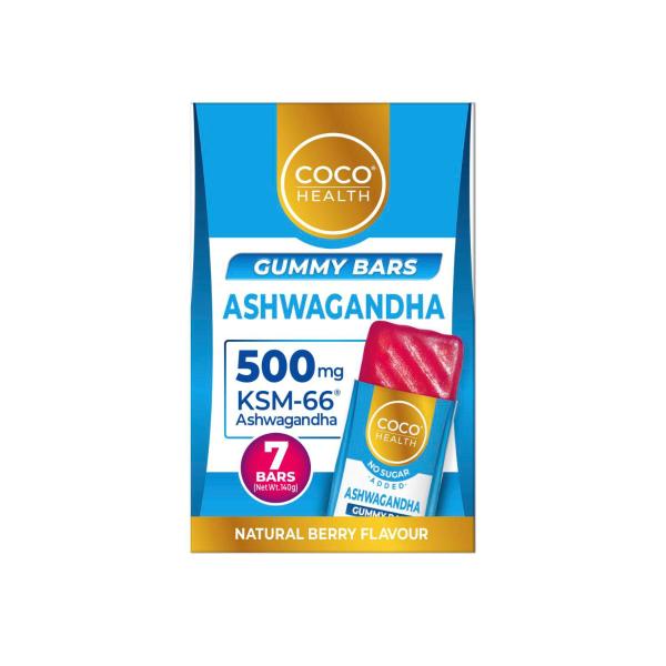 Buy Coco Earth Gummie Bar Ashwagandha 20g 7 Pack | Coles