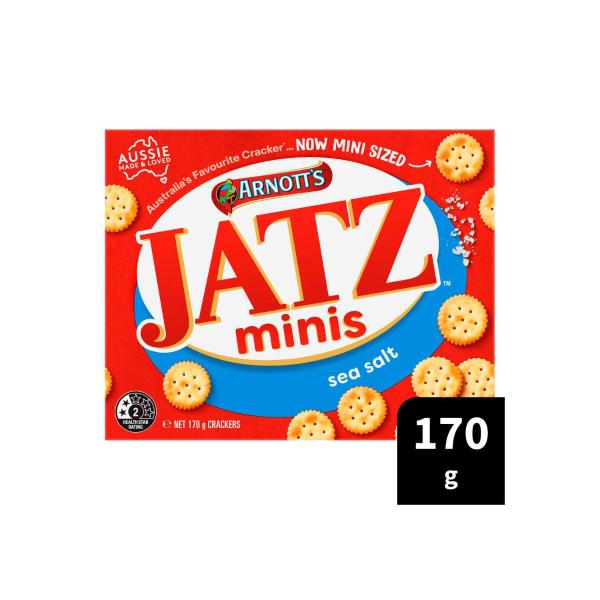 Buy Arnotts Jatz Minis Crackers Sea Salt 170g | Coles