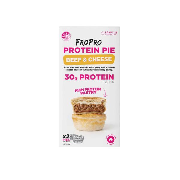 Buy Fropro Protein Beef & Cheese Pie 2 Pack 440g | Coles