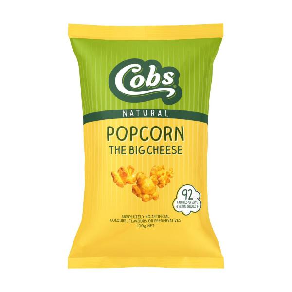 Buy Cobs Gluten Free Popcorn Cheddar Cheese 100g | Coles