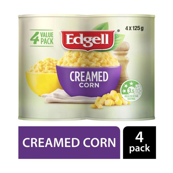 Buy EDGELL 4 PACK CORN CREAMED | Coles