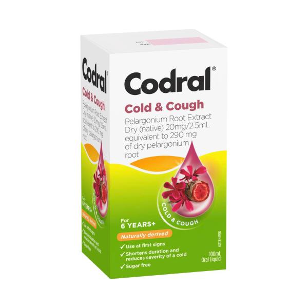 Buy Codral Cold & Cough Liquid 100mL | Coles
