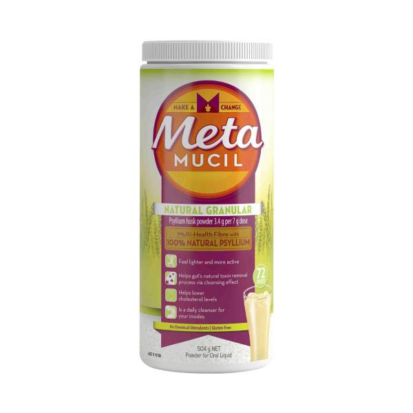 Buy Metamucil 72 Dose Original Natural Regular Dietary Fibre Granular ...