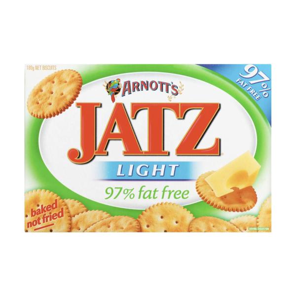 Buy ARNOTTS JATZ LIGHT 97% FF CRACKERS | Coles