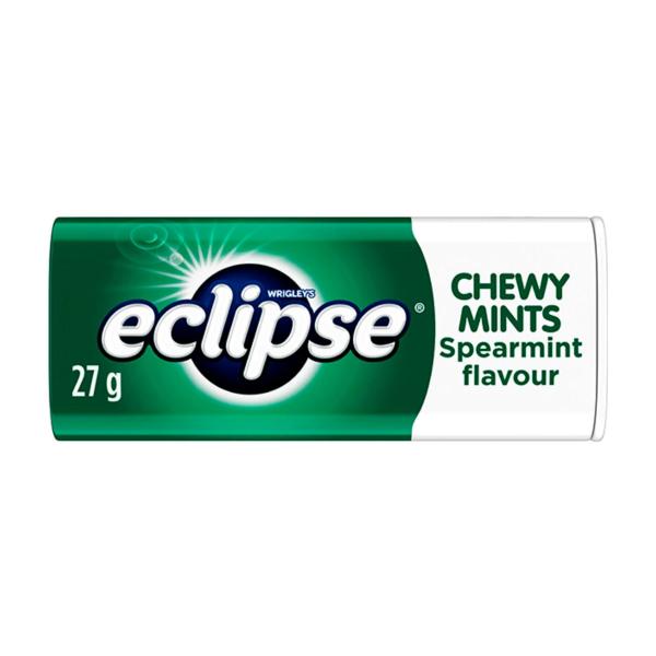 Buy Eclipse Spearmint Chewy Mints Tin 27g | Coles