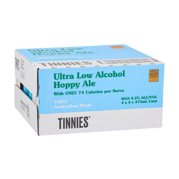 Buy Tinnies Ultra Low Alcohol Can 375ml 16 Pack | Coles